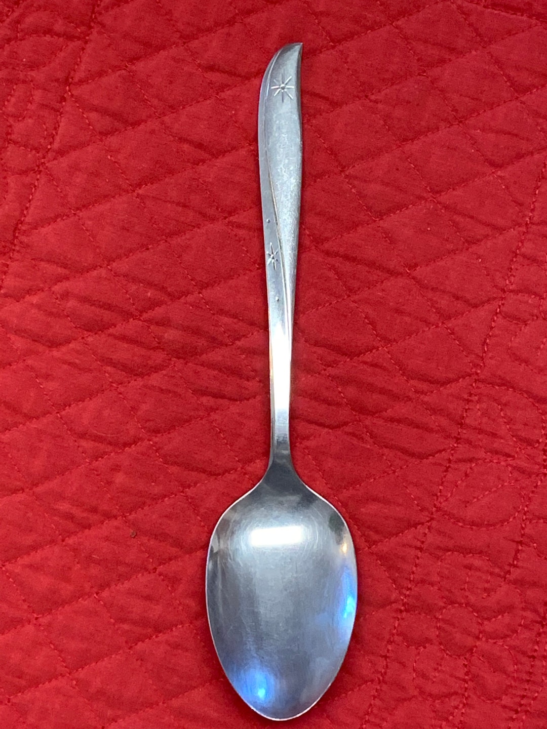 1 Oneida Twin Star Stainless Steel Serving Spoon - Etsy