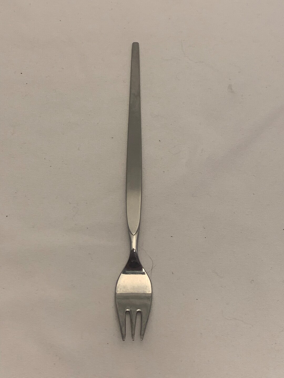 1 Vintage Mid Century Oneida Satinique Stainless Steel Appetizer ...