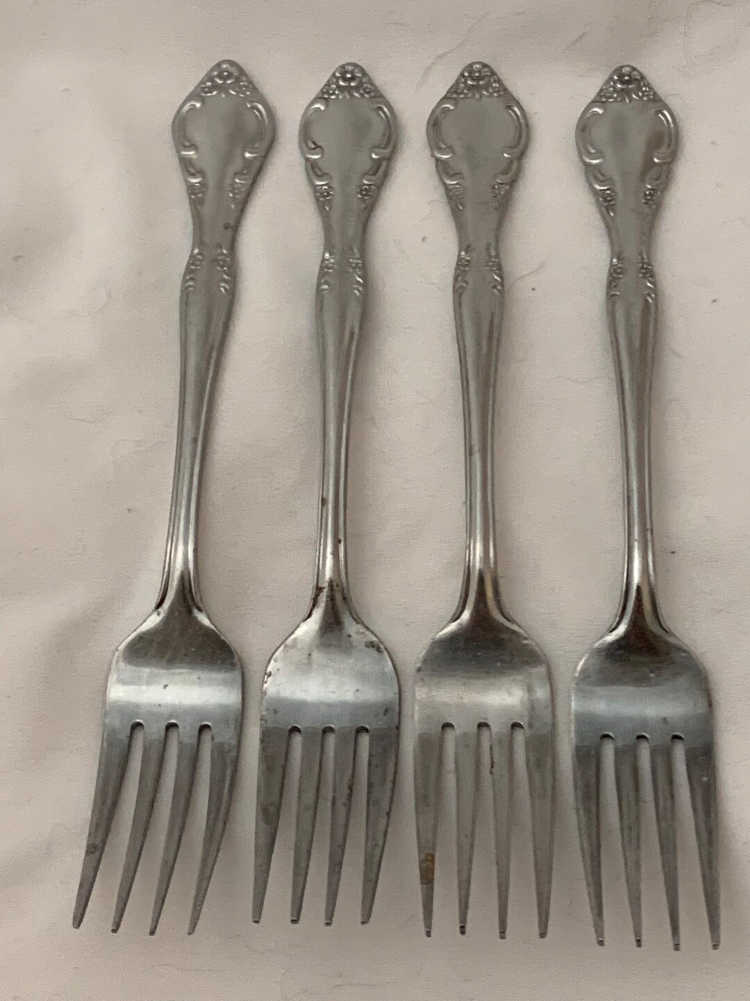 Set of 4 Estia Cascade Stainless Steel Korea Dinner Forks - Etsy