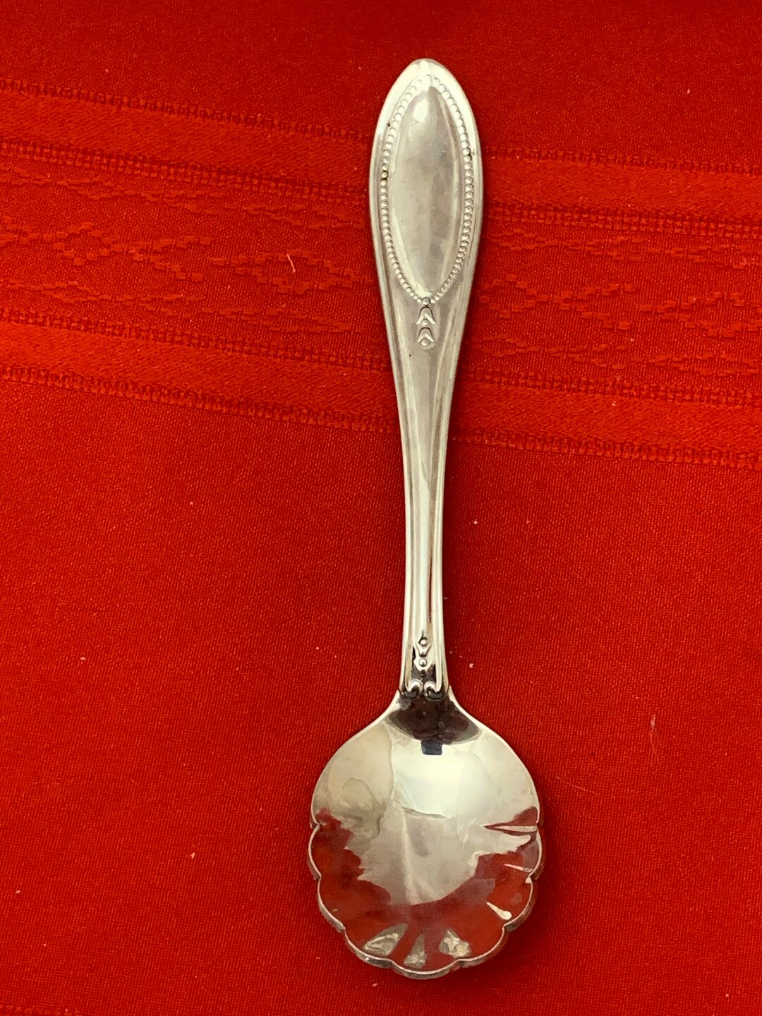 1 Hampton Silversmiths Beaded Medallion Stainless Steel Sugar Spoon - Etsy