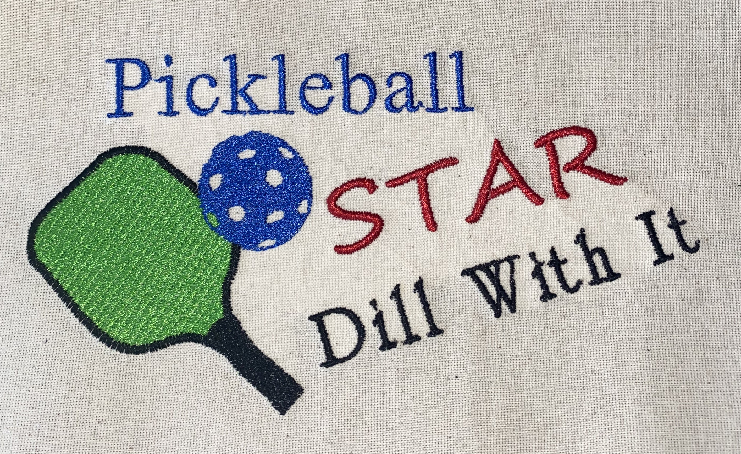 Pickle Ball 5 Designs for 2022 Digitized Embroidery Design - Etsy