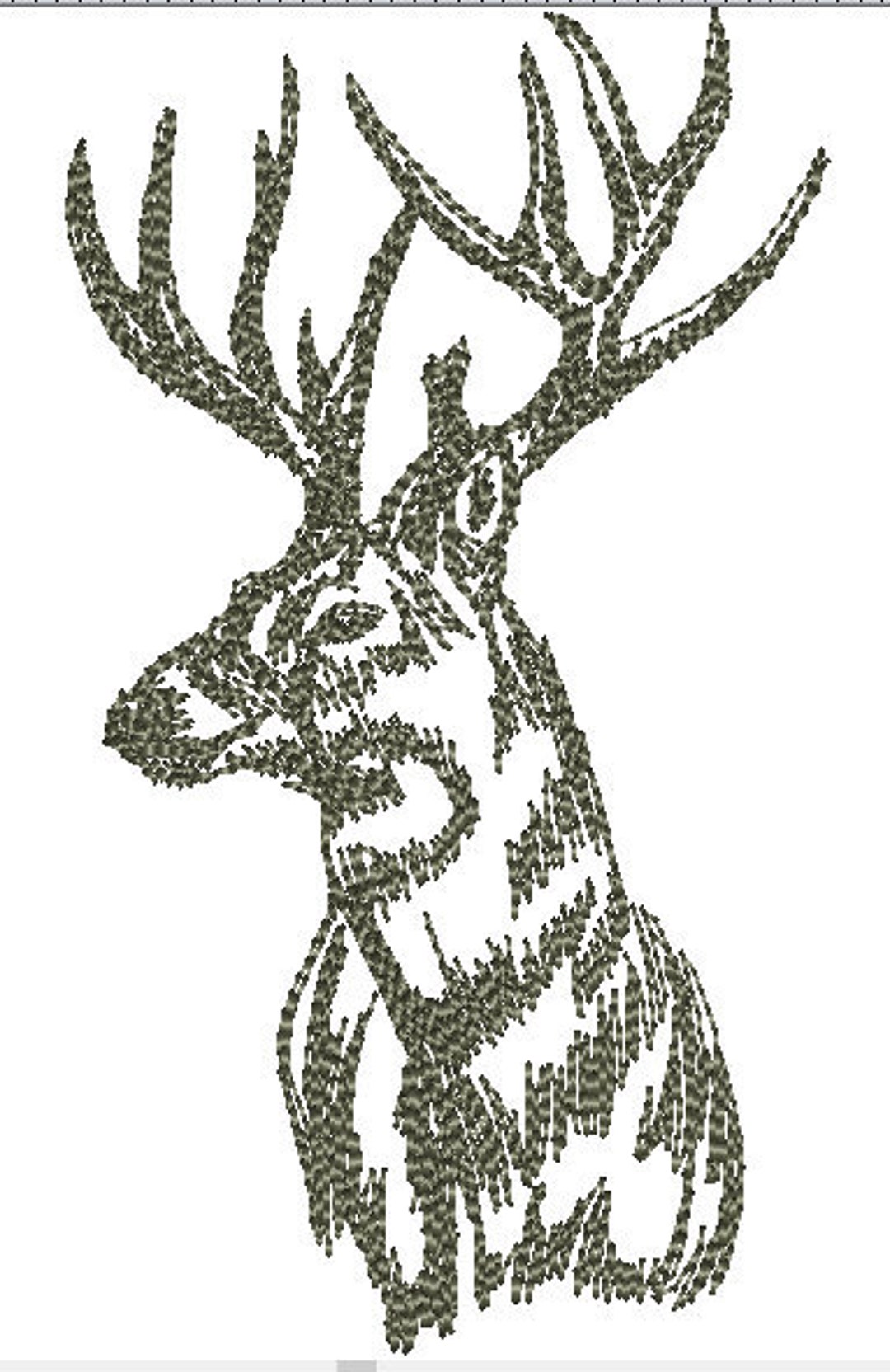 Two Bucks Digitized Embroidery Design - Etsy