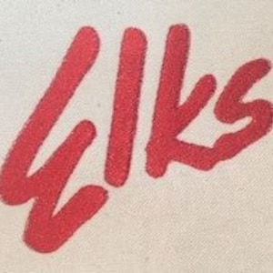 Elks Logo With Tatoo Art and With an American Flag Digitized Embroidery ...