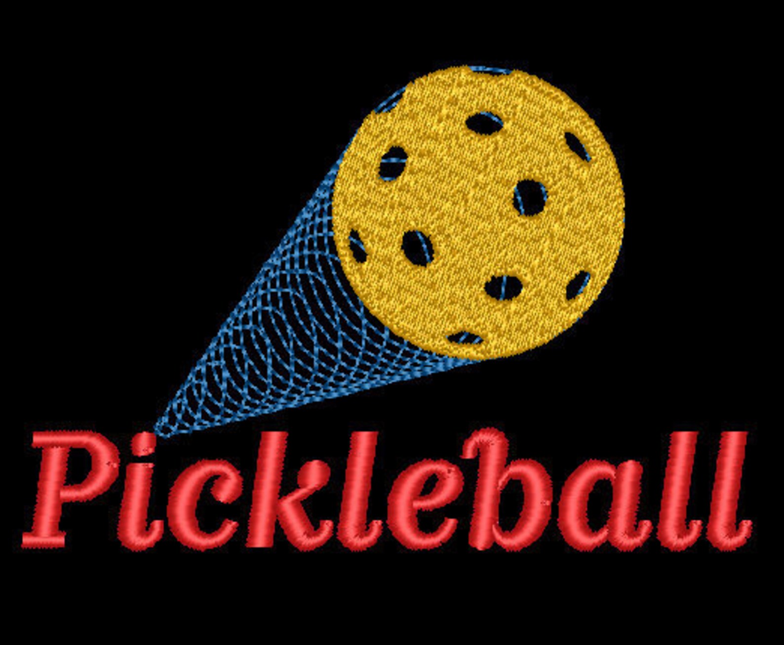 Pickle Ball 5 More Designs Digitized Embroidery Design - Etsy