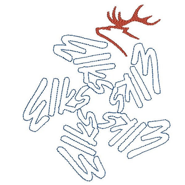 Elks Logo Embroidery - Etsy