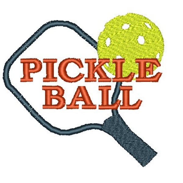 Pickleball Embroidery Designs - Etsy