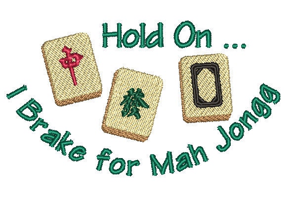 More Mah Jongg With Chinese Characters Digitized Embroidery Designs - Etsy