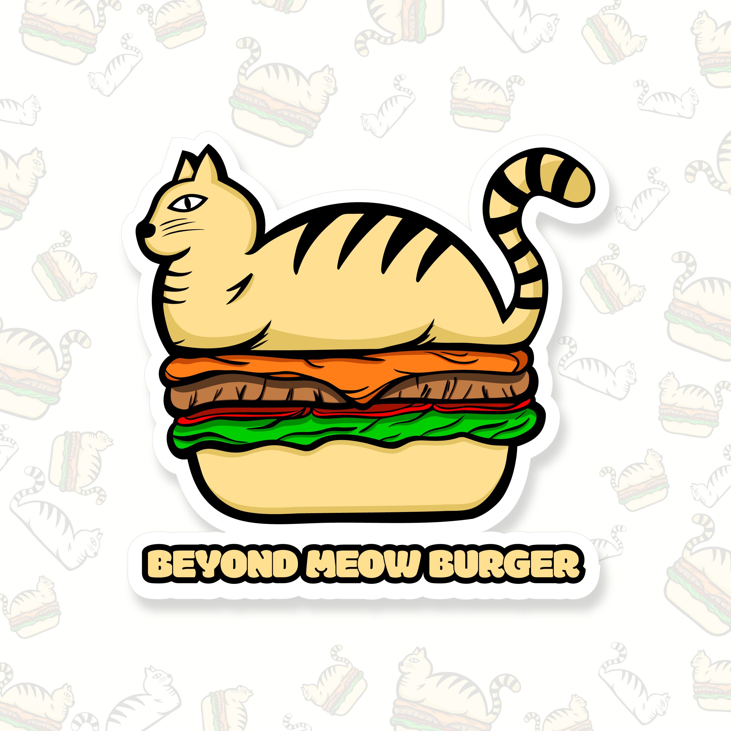 Beyond Meow Burger the Cat Loaf - Etsy