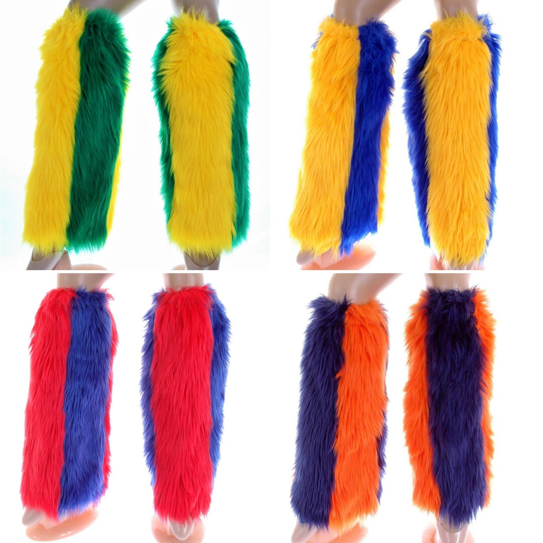 Choose Color Fur Leg Warmers, Choose Team Leg Warmers, Football Leg ...