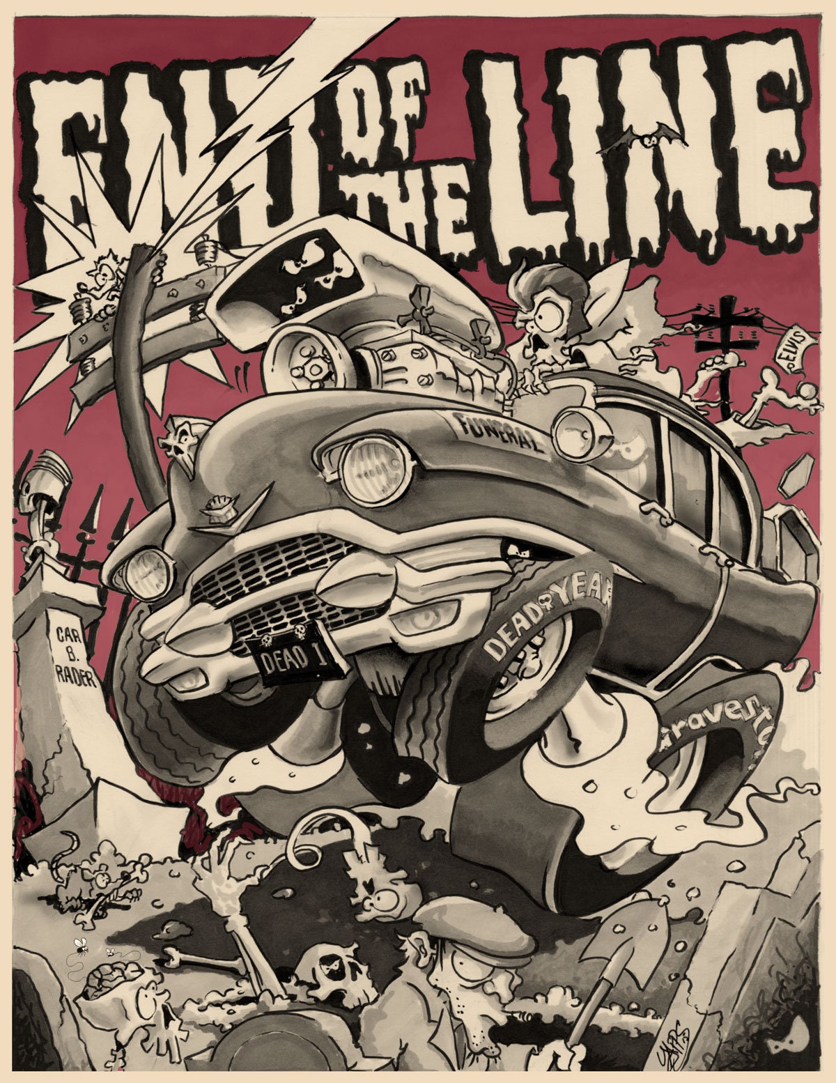 End of the Line Art Print - Etsy