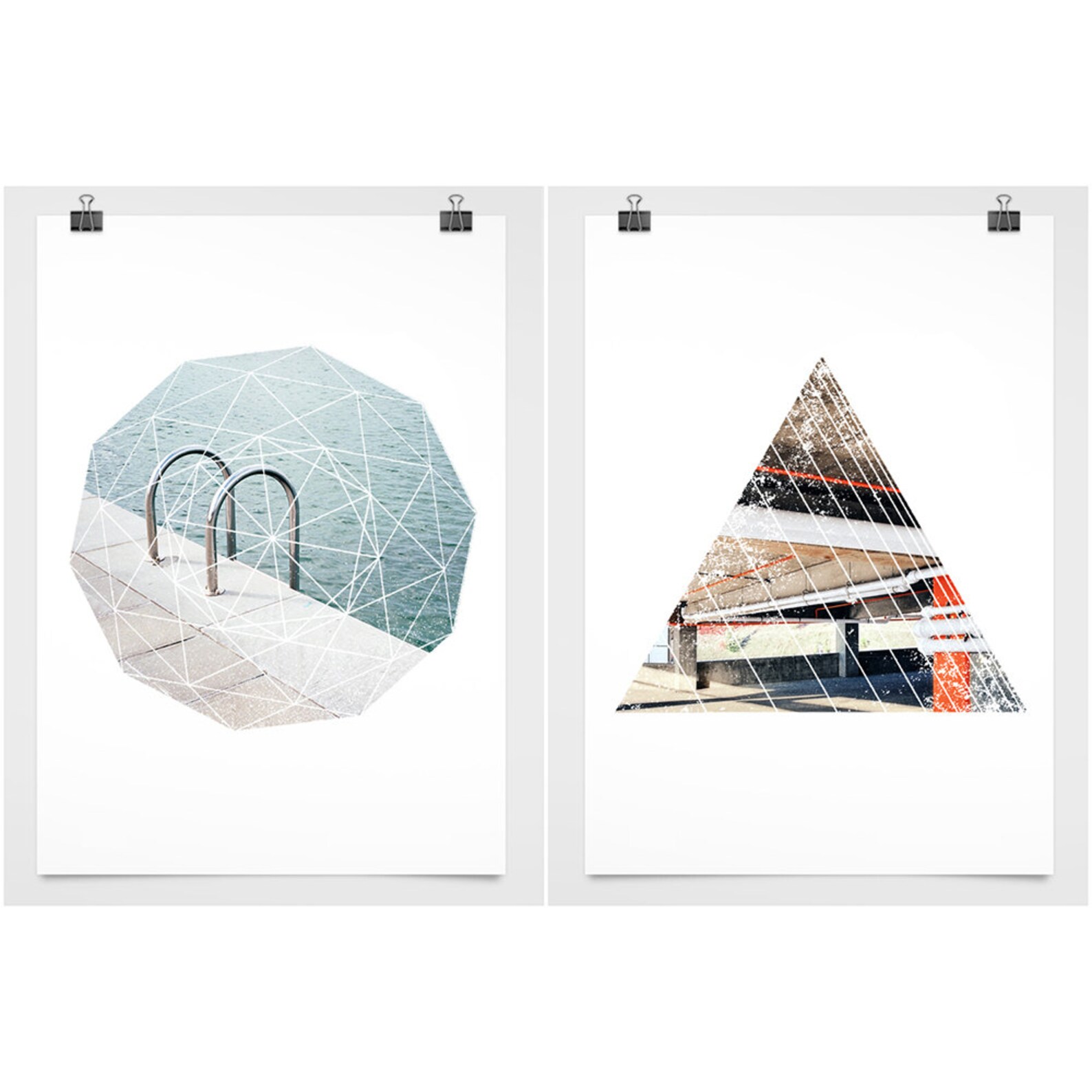 15 Geometric Masks. PNG Resources. Digital Download. Art, Print, T ...