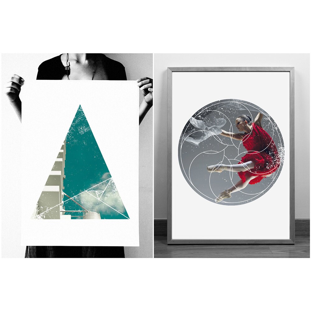 15 Geometric Masks. PNG Resources. Digital Download. Art, Print, T ...