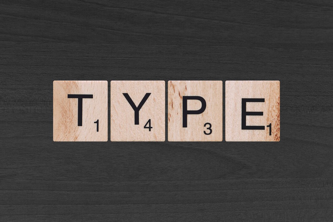 100 Digital Scrabble Tiles - Scanned From a Real Vintage Game ...