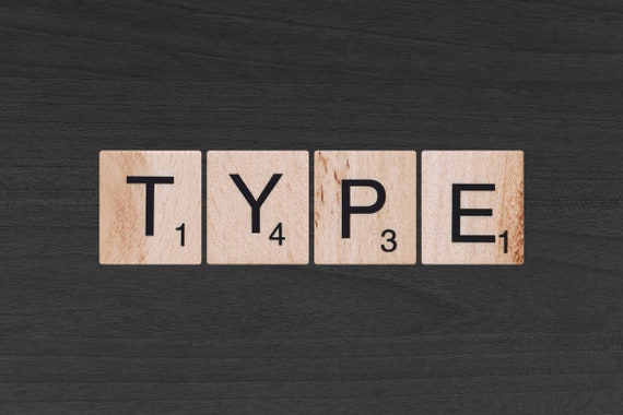 100 Digital Scrabble Tiles Scanned From a Real Vintage Game - Etsy