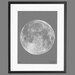 Halftone Silver Moon. Vector, PNG, JPEG. Digital Download. Art, Prints ...