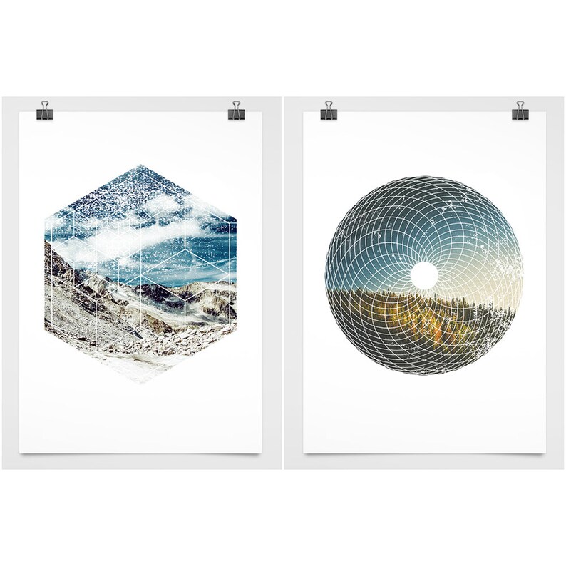 15 Geometric Masks. PNG Resources. Digital Download. Art, Print, T ...