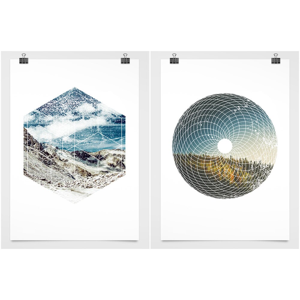 15 Geometric Masks. PNG Resources. Digital Download. Art, Print, T ...