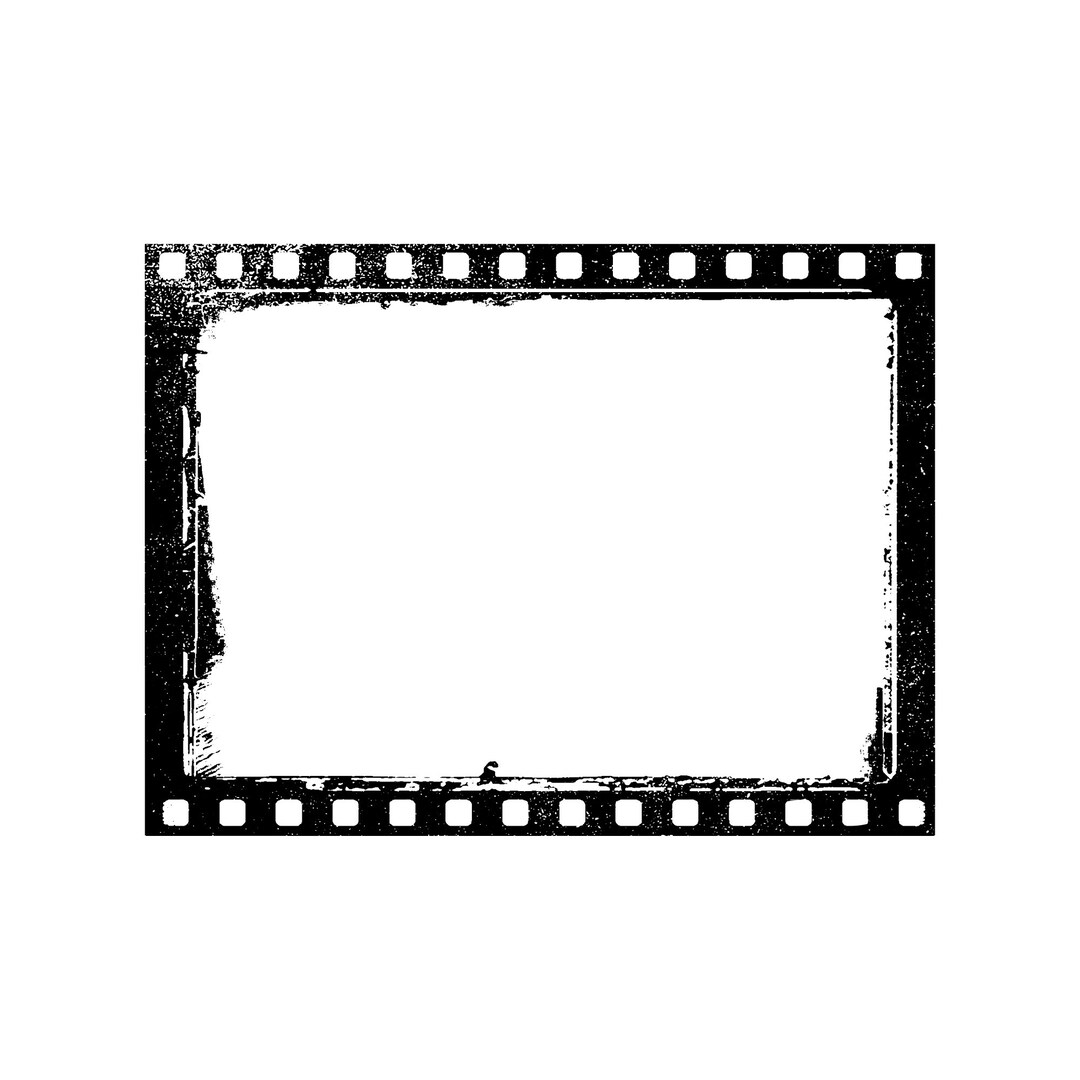 Retro Film Frame Texture With a Transparent Background - Etsy