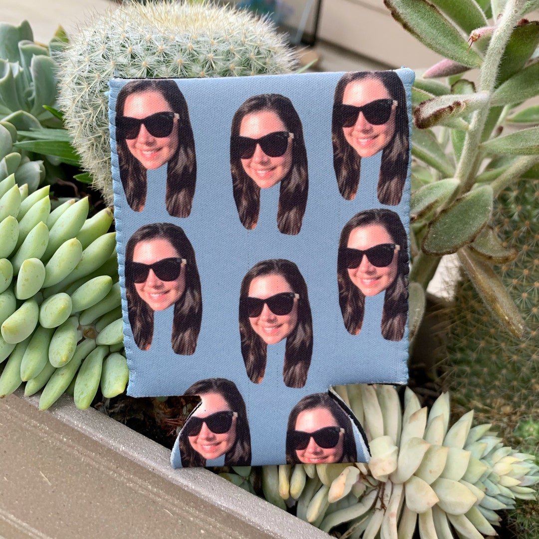Personalized Photo Insulated Can Cooler, Custom Birthday Favor - Etsy