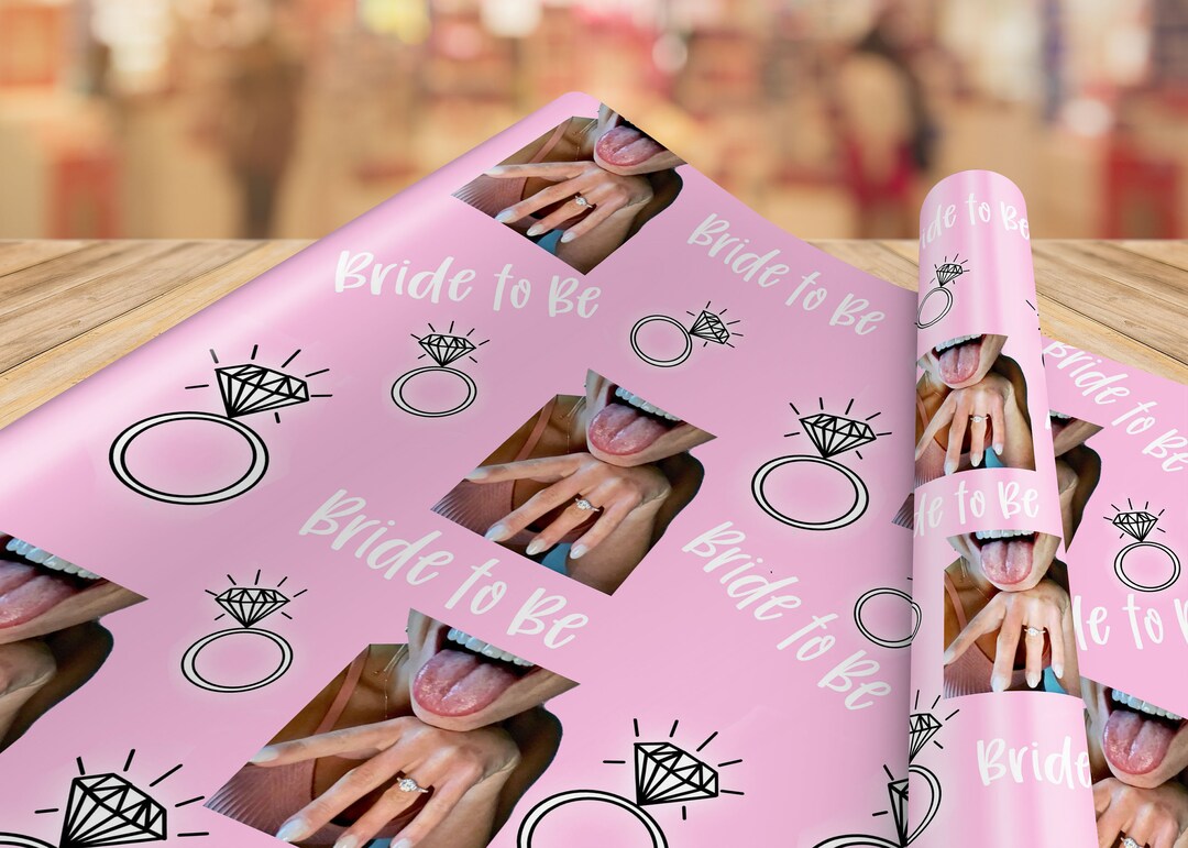 Custom Wrapping Paper With Name, Custom Wrapping Paper Wedding, Future ...