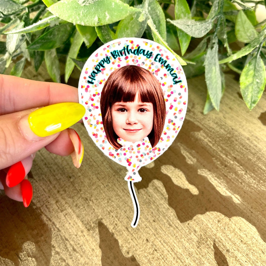 Custom Birthday Stickers, Personalized Stickers, Custom Party Favors ...