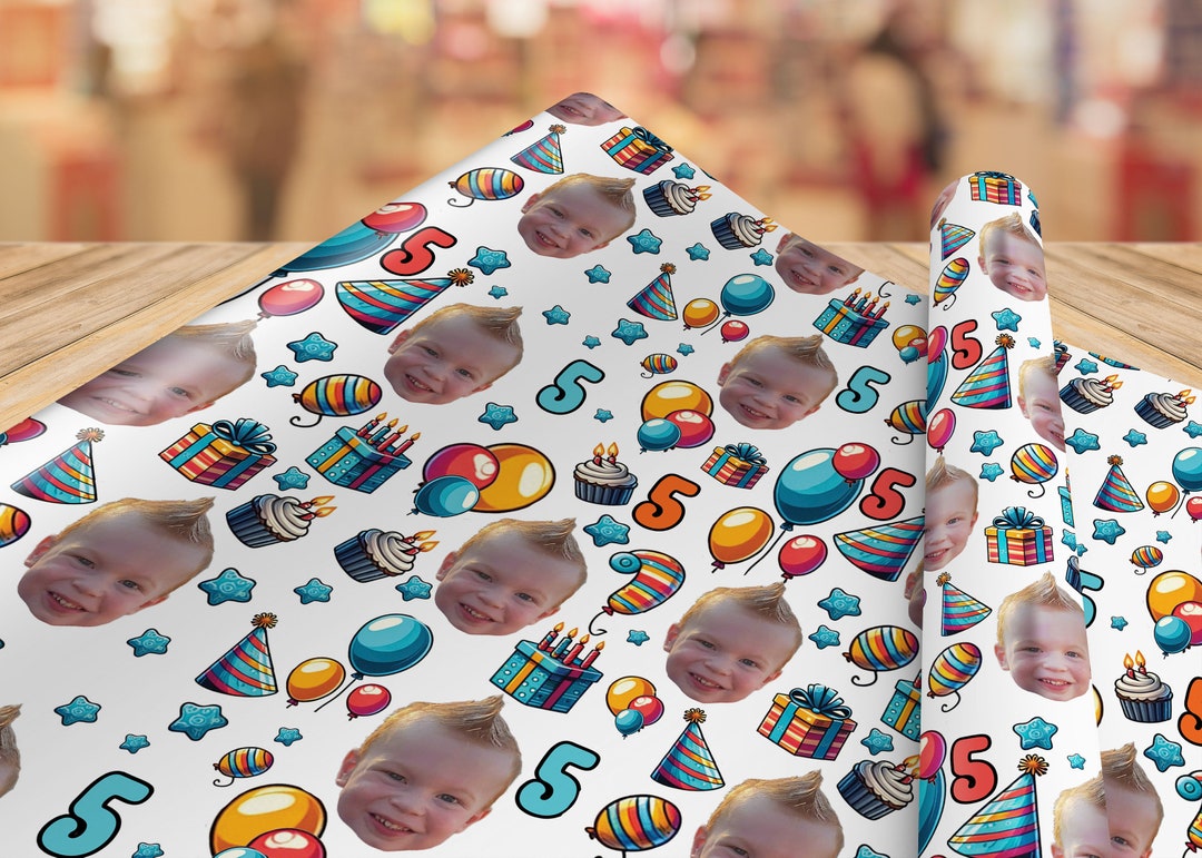 Custom Wrapping Paper With Name, Custom Birthday Wrapping Paper ...