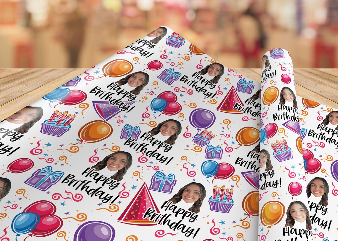 Custom Wrapping Paper With Name, Custom Birthday Wrapping Paper ...