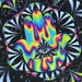 Skeleton Art / Trippy Skeleton Art Print / Giclée Art Print of Cosmic ...