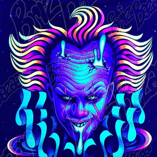 Neon Horror Art - Etsy