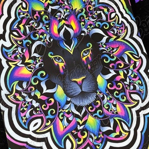 trippy lion
