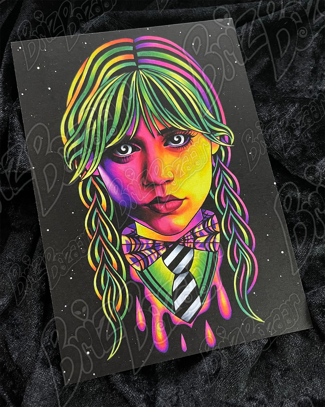 Art Print of Brizzday / Trippy Gothic Art Print / Horror Art Print ...