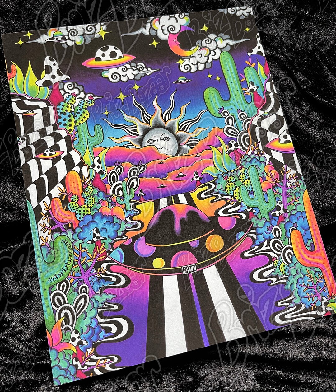 Art Print of Aerials 51 / Alien Art / UFO Art / Trippy Art ...