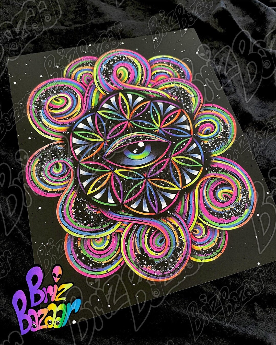 8x10 Art Print of Awakening /// Psychedelic Art / Trippy Art / Third ...