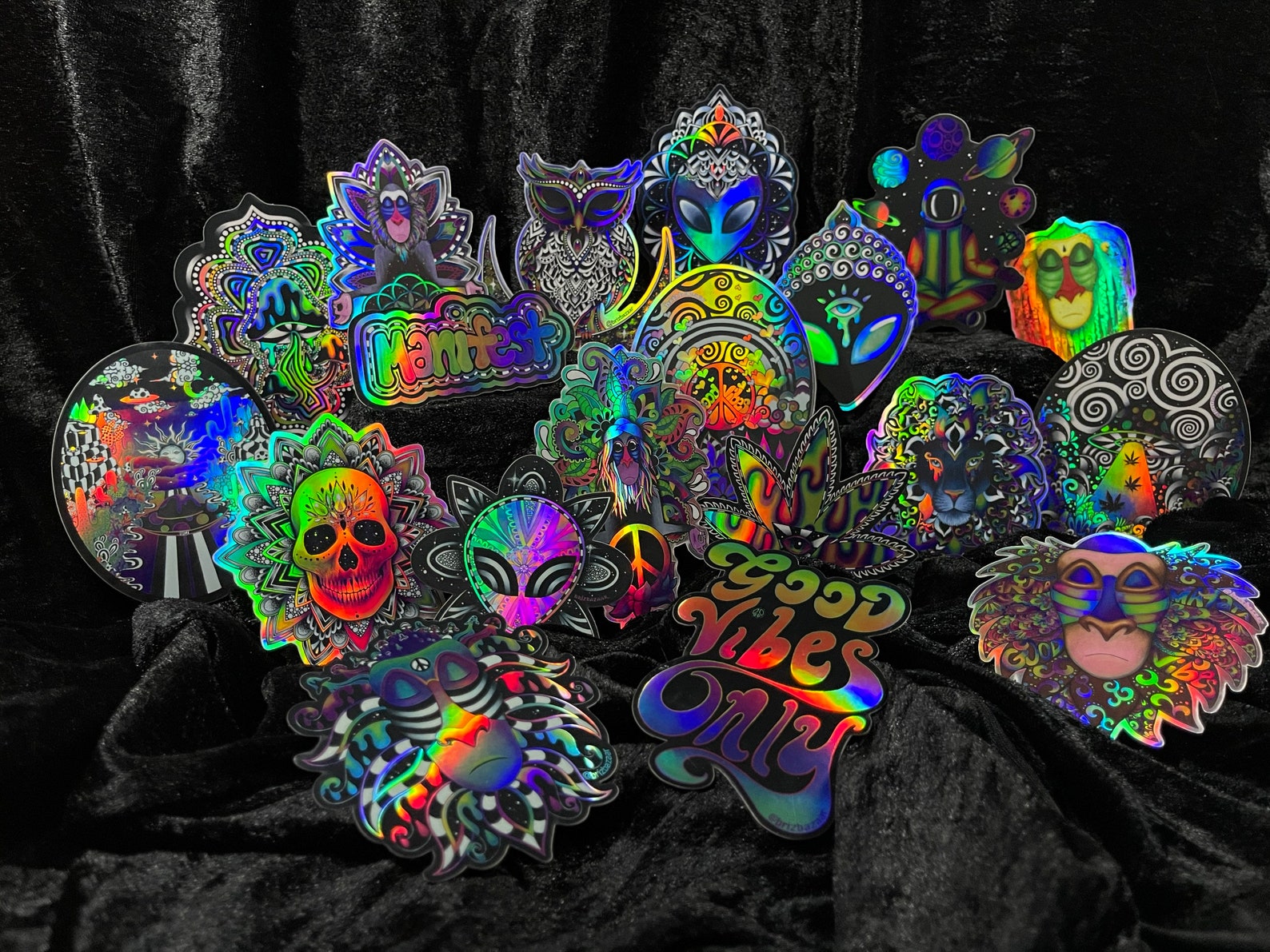 Art Print of Aerials 51 / Alien Art / UFO Art / Trippy Art / - Etsy