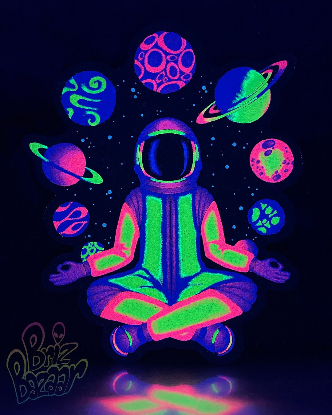 Moodmat of Acidnaut / Astronaut Moodmat / UV Moodmat / Dab Mat ...