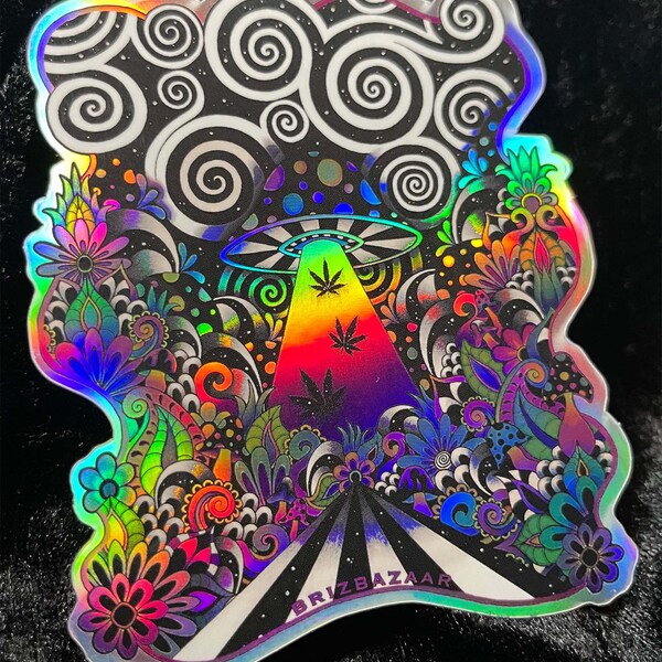 Alien Mushroom Art - Etsy