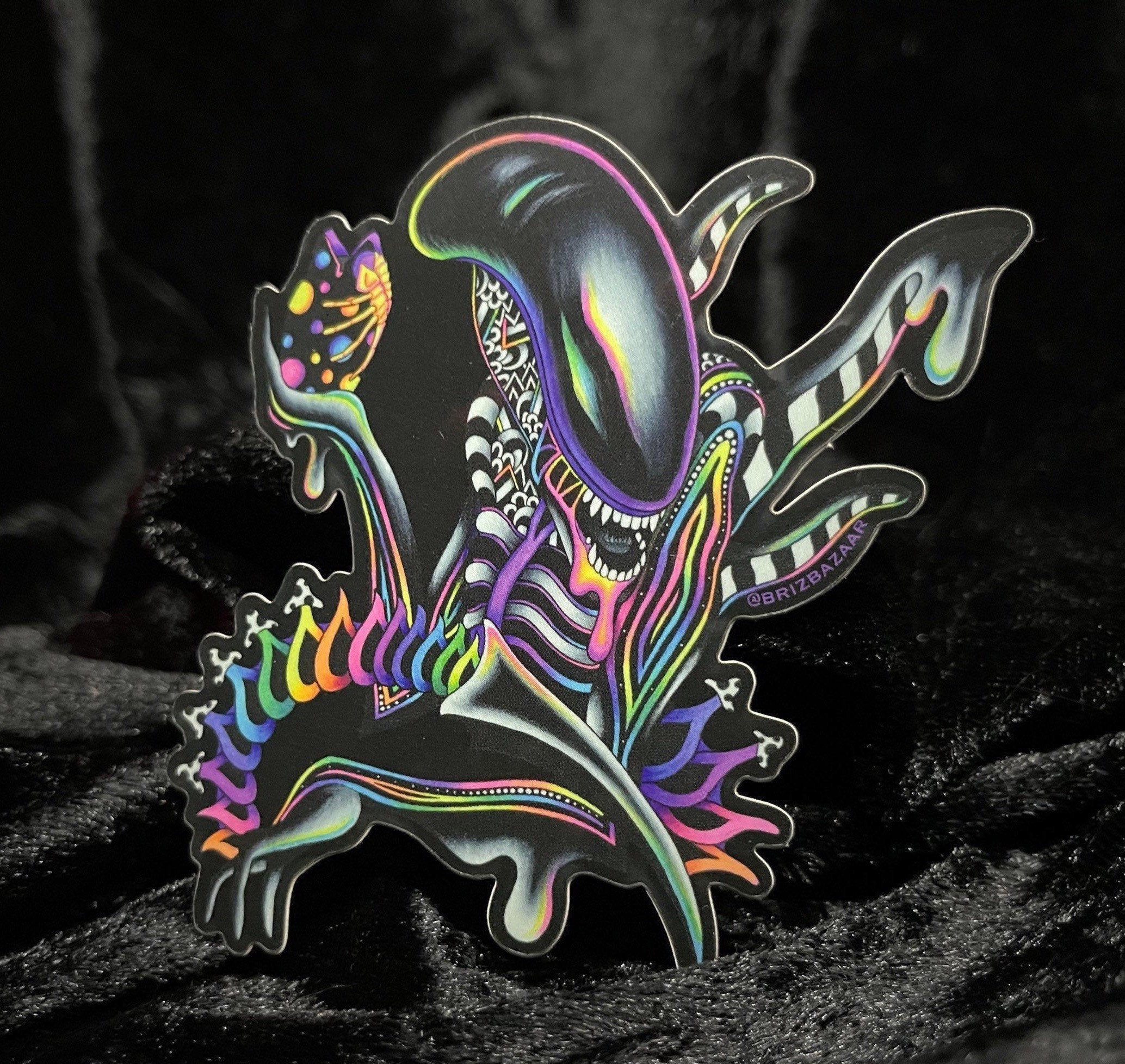 Psychedelic Nightmare on Elm Street Sticker Trippy Horror Sticker Vinyl ...