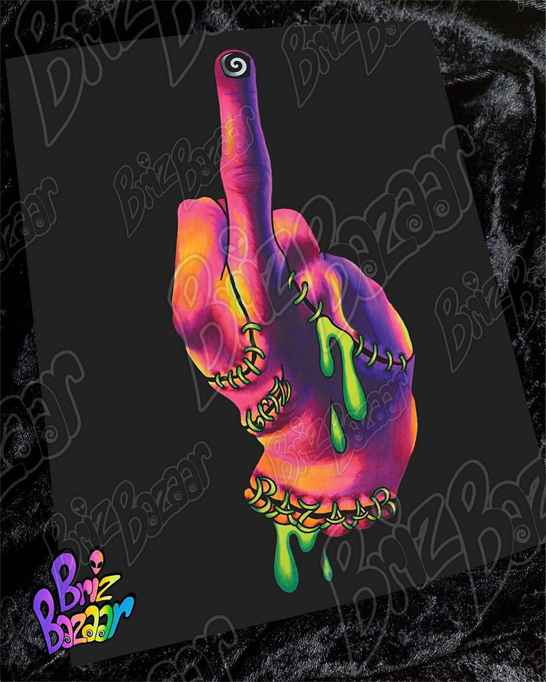 Art Print of Zhing / Trippy Gothic Art Print / Horror Art Print ...