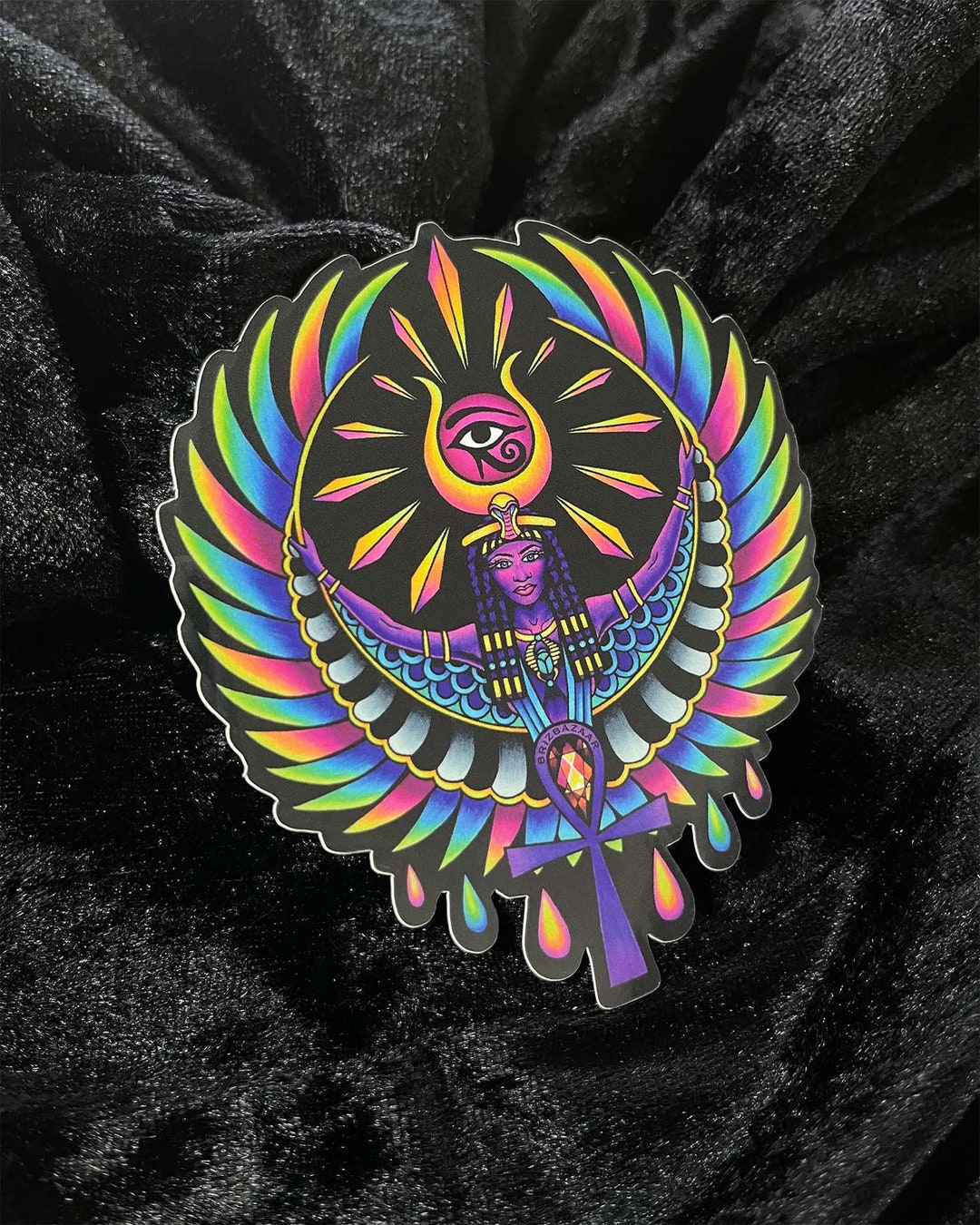 Egyptian Art / Vinyl Sticker / Trippy Sticker / Spiritual Art ...