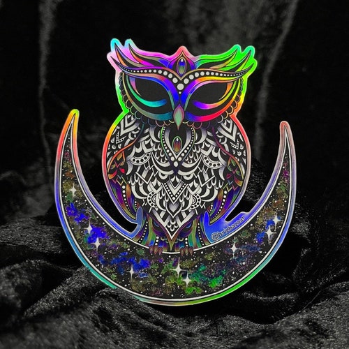 Sticker of ACK ACK / Holographic Sticker / Trippy Sticker / - Etsy