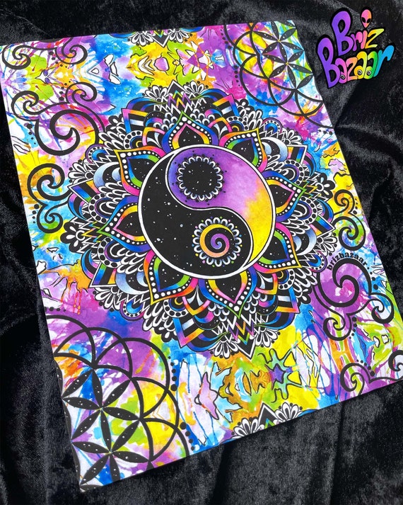 Yin Yang Art / Trippy Yin Yang / Trippy Art Print / Yin Yang - Etsy