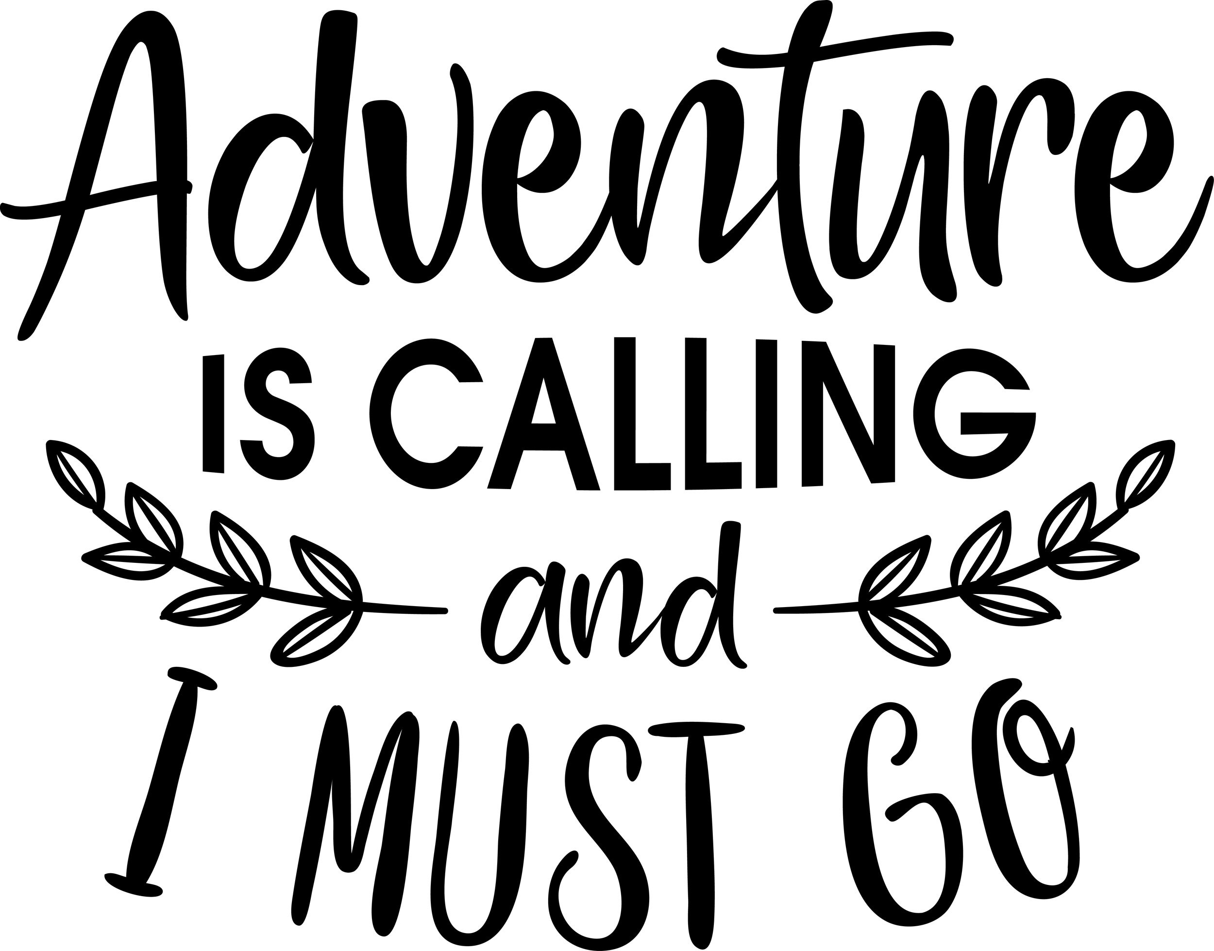 Adventure is Calling Vinyl Window Decal the Black in the - Etsy UK