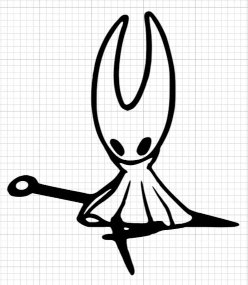 Hollow Knight Sitting Hornet Vinyl Decal - Etsy