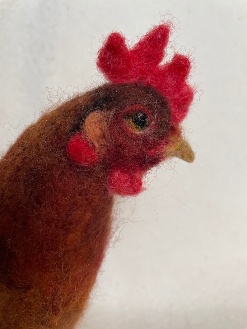 Hen Needle Felted, Various Breeds, Finished Wool Sculpture - Etsy