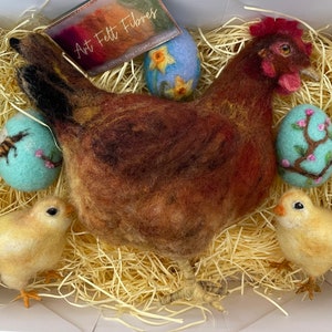 Hen - Needle Felted, Various Breeds, Finished Wool Sculpture - Etsy