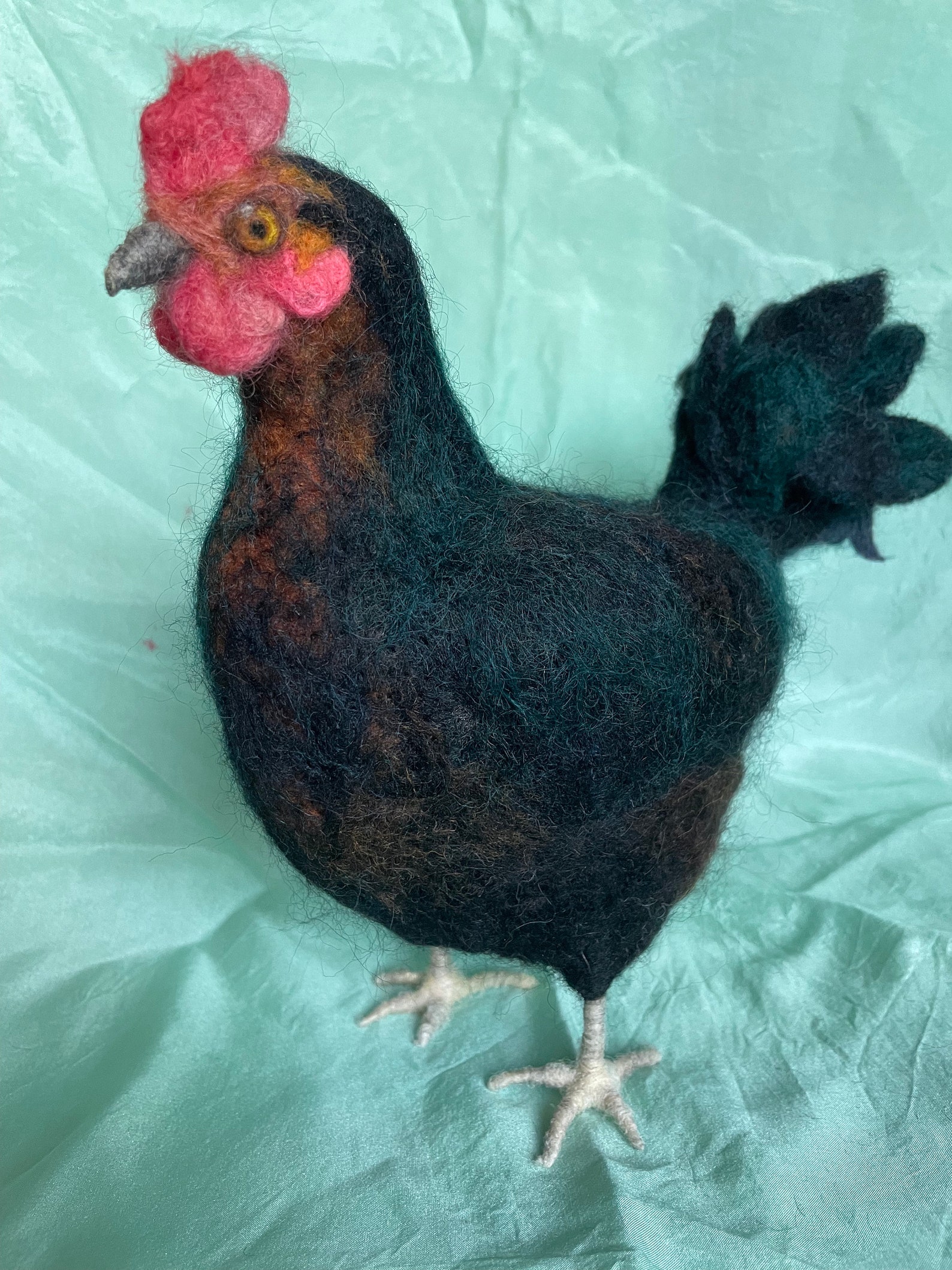 Hen Needle Felted, Various Breeds, Finished Wool Sculpture - Etsy