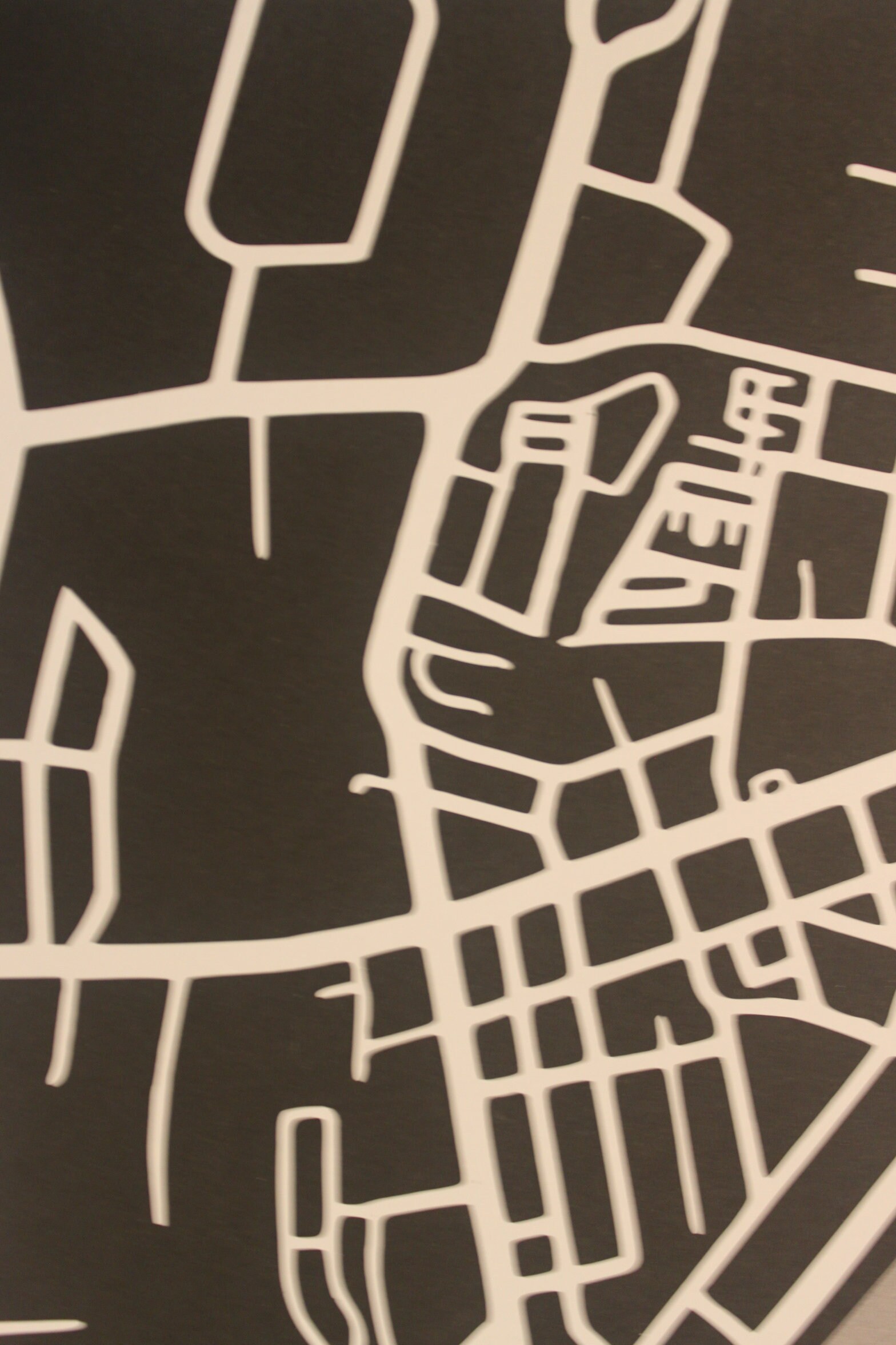 NODA - Cut Map - Charlotte, NC Neighborhood - Etsy