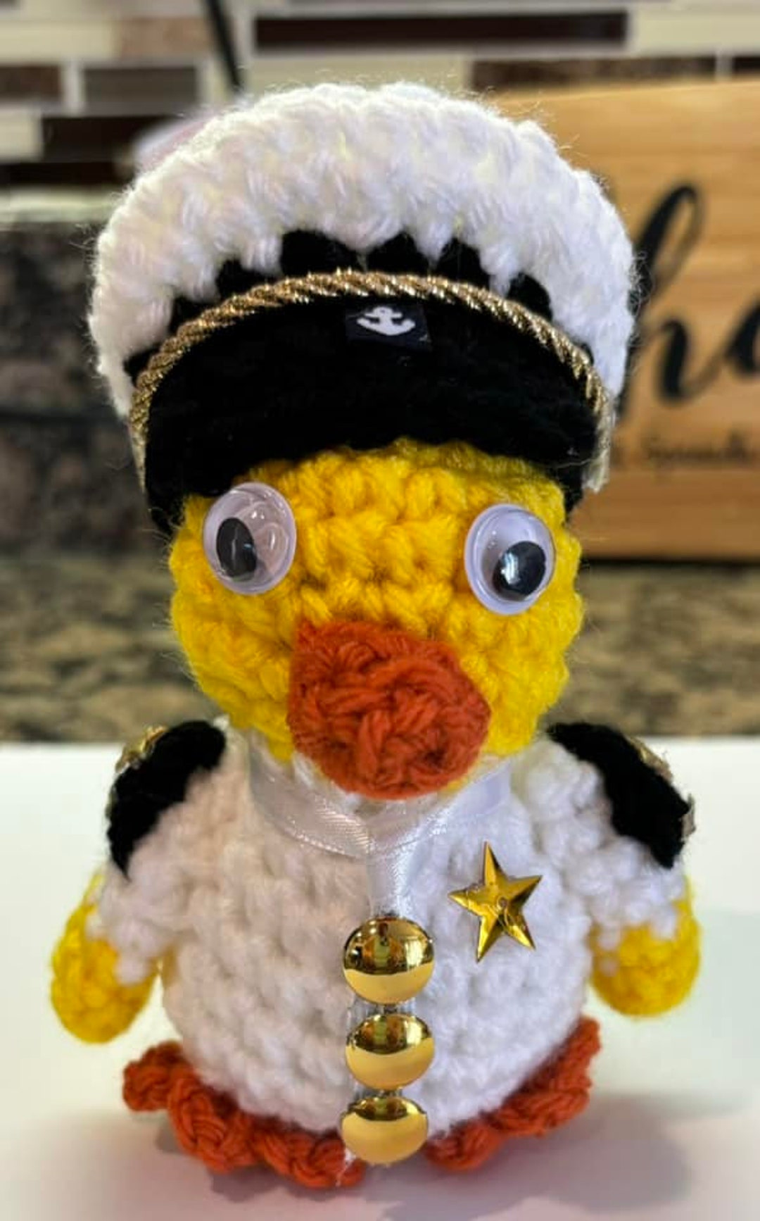 Captain Duck Crochet Pattern - A Duck Fairy Original Crochet Pattern - Etsy