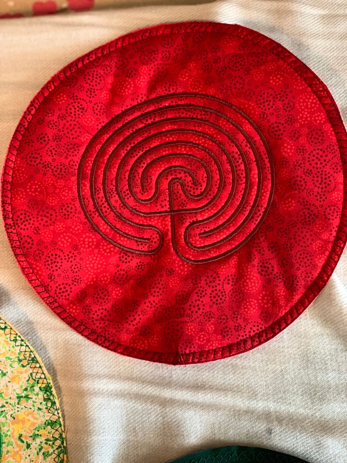 Finger Labyrinth Lap Mat - Etsy