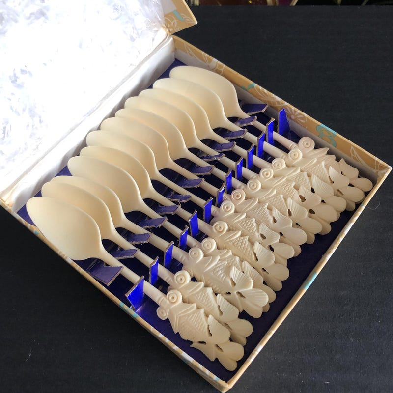Chinese Carved Bone - Etsy